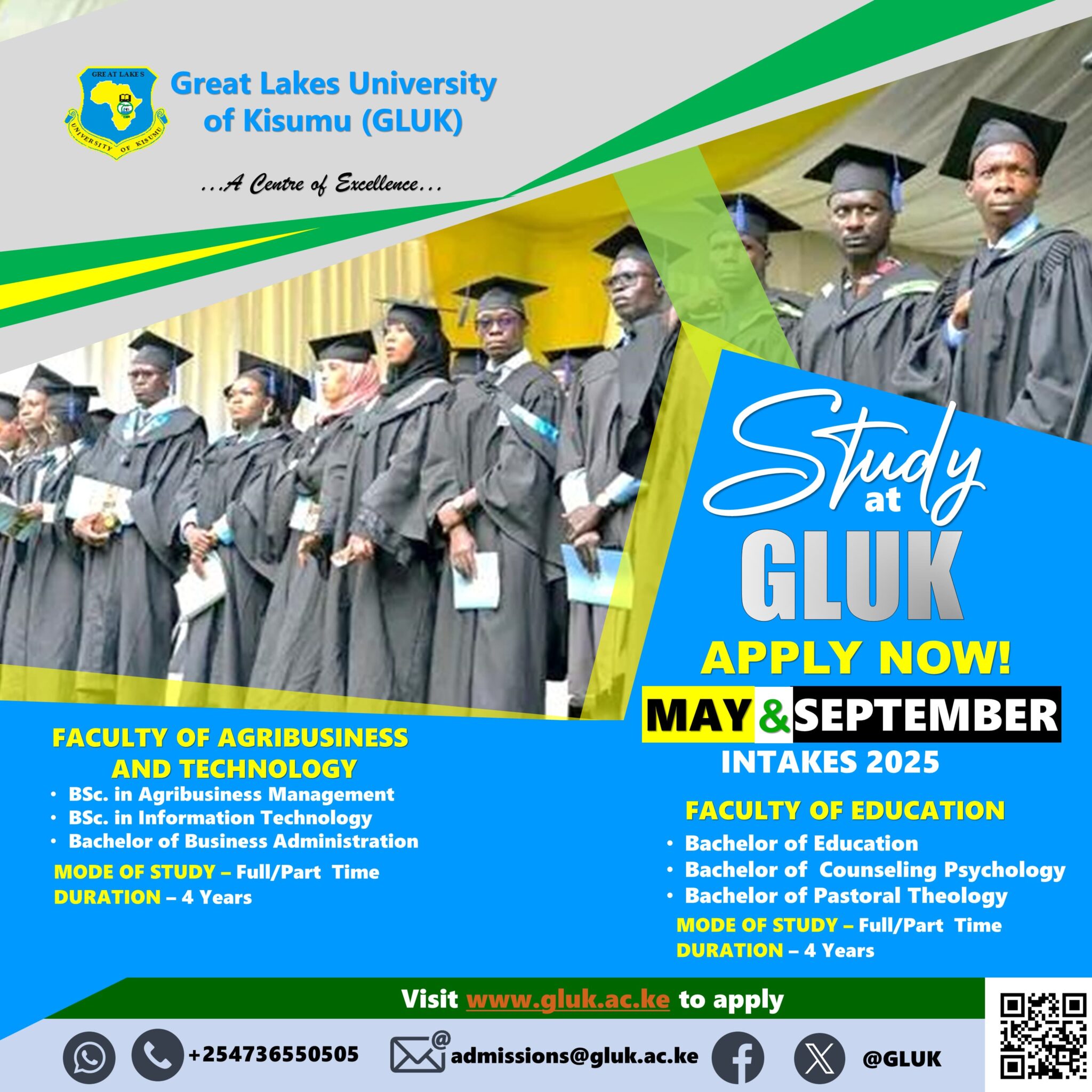 Postgraduate Application Form - Great Lakes University of Kisumu